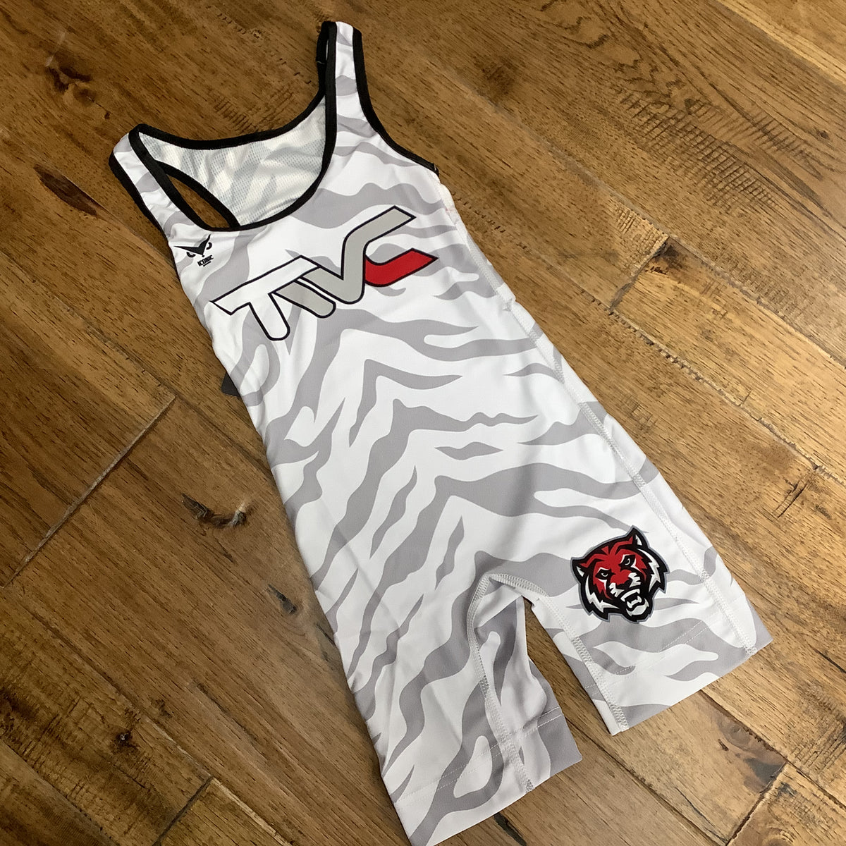 Wrestling Singlet - TWC White – The Tiger Shop by Iconic